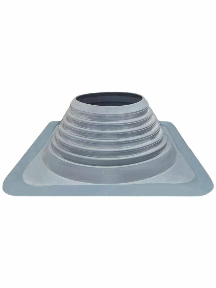 Манжета кровельная прямая №8 178-330 мм, EPDM, 420*420 мм серая