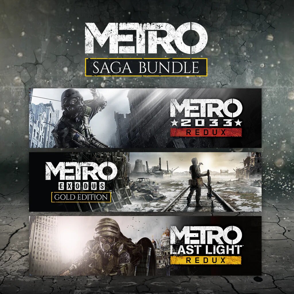 Metro Exodus Metro Saga Bundle для Sony PlayStation | PS4 и PS5 на русском языке | Игра навсегда | Быстрая доставка (Турция)