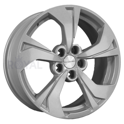 Литой колесный диск Khomen Wheels KHW1724 (Changan CS75 (Plus)) 7x17/5x114,3 ET45 D60,1 F-Silver