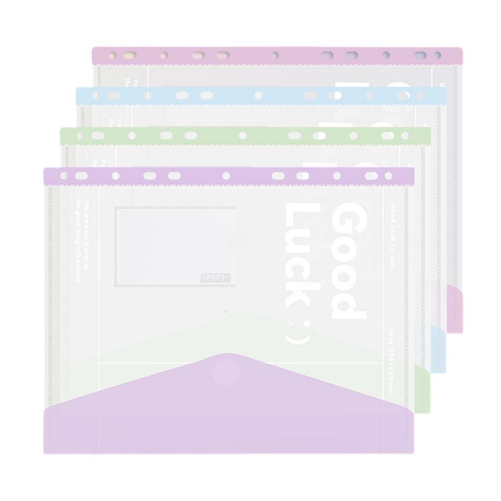 Прозрачный файл-конверт для документов с окошком, 4