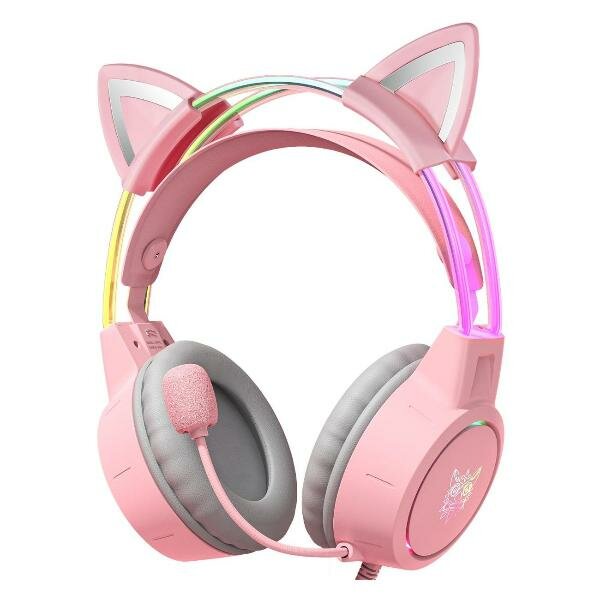 Наушники игровые Onikuma Pink Star X15-P pro