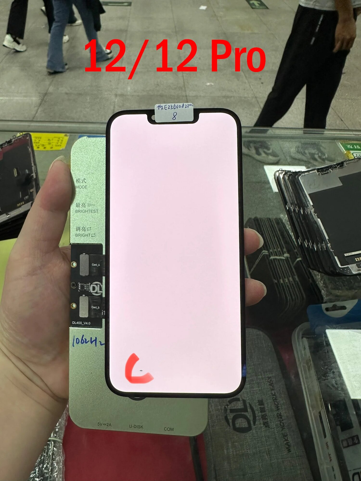 Дефект AMOLED для iPhone 12 12 Pro, экран дисплея с заменой сенсорного дигитайзера в 12Pro Small Dot