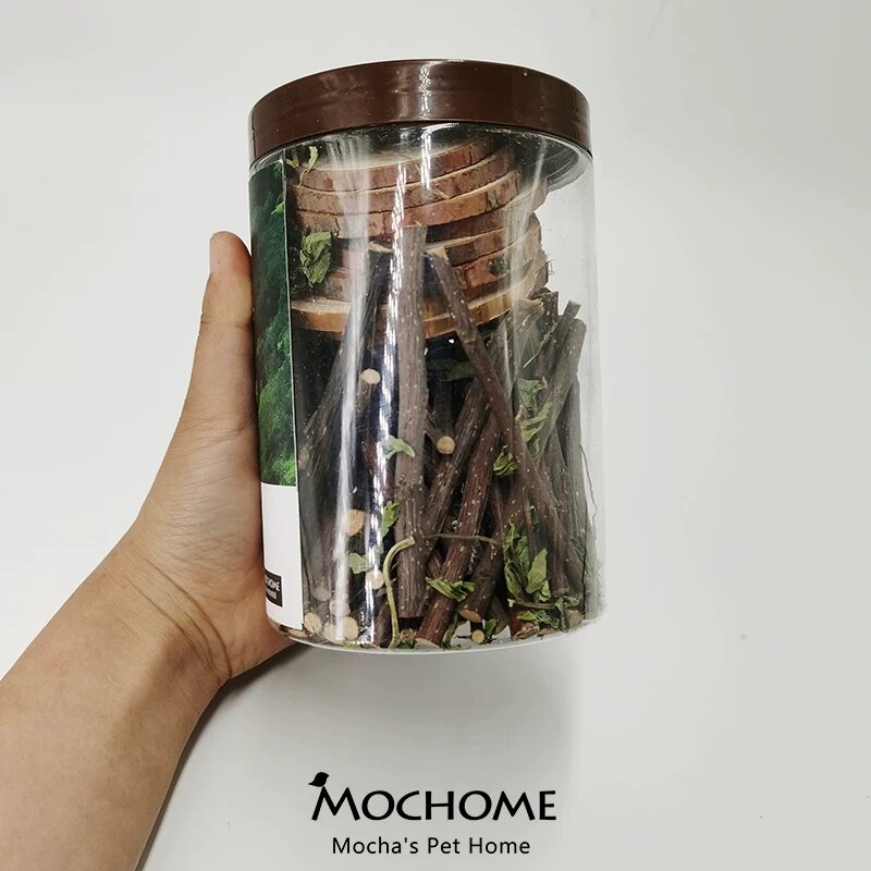 Натуральный мятный аромат сосновые ломтики и ветки яблони для кормления попугаев средних и крупных размеров, 250г