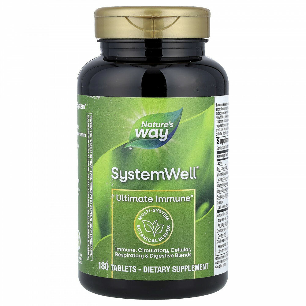 Nature's Way, System Well®, Ultimate Immune, 180 таблеток