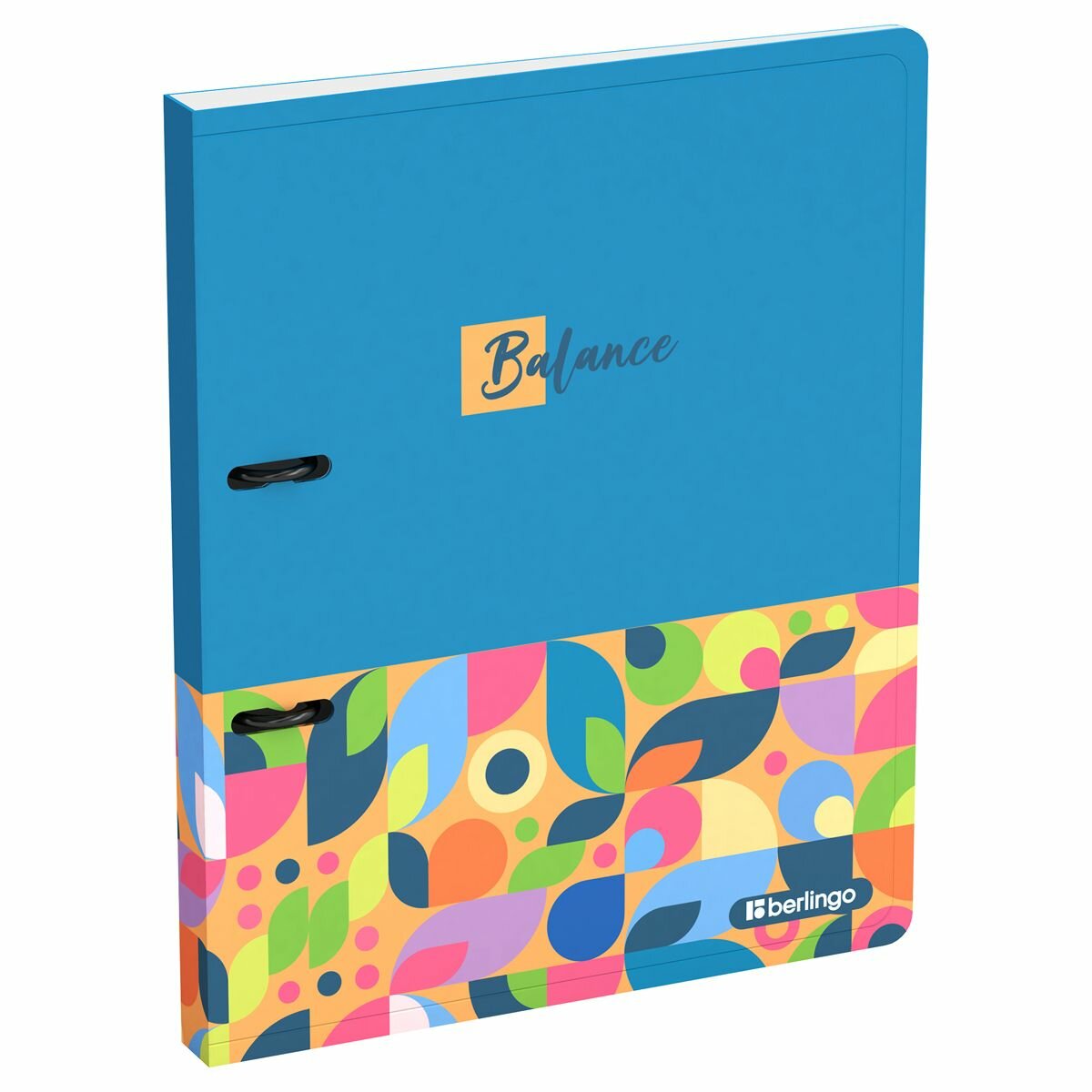 Папка 2 кольца BERLINGO "Balance", 24мм, 600мкм, с рисунком (RB4_2DS18)