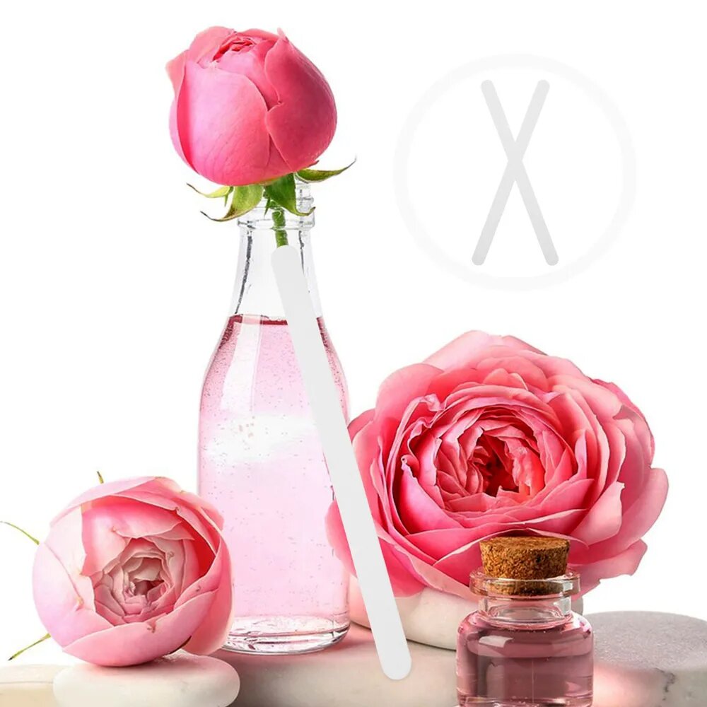 Белые бумажные полоски для проверки духов и ароматерапии, 50 штук