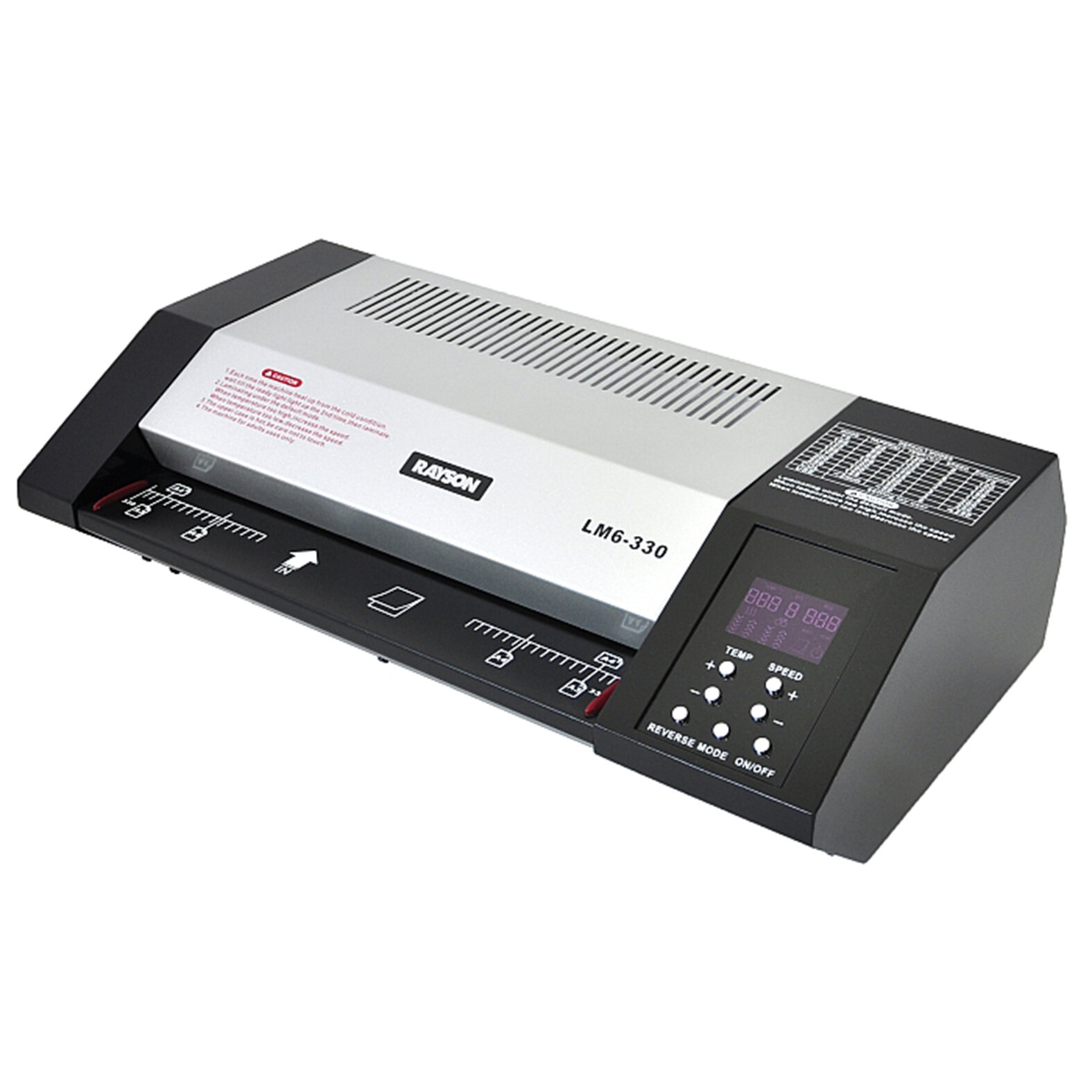 Ламинатор пакетный Rayson LM6-330, формат А3, профессиональный, 6 валов, толщина пленки 60-250 мкм