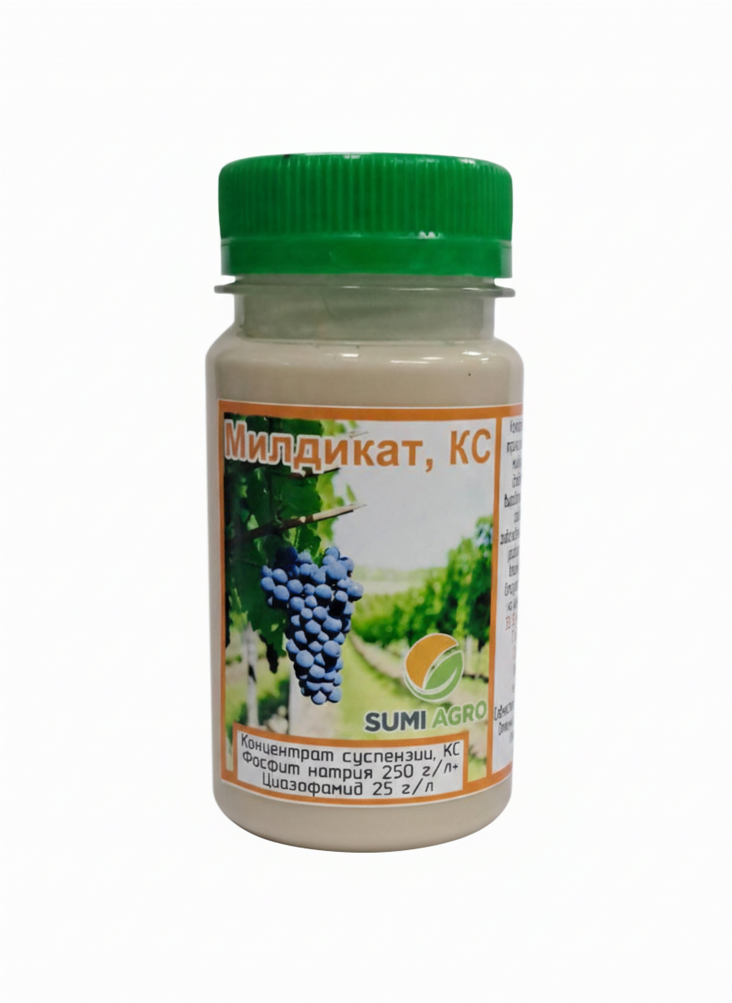 Милдикат, контактно-системный фунгицид с трансламинарным эффектом против милдью на винограде, 60 мл