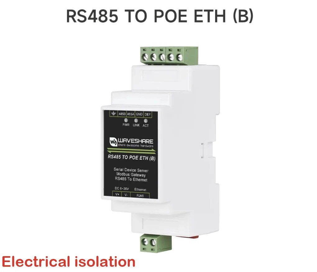 Промышленный сервер RS485 BoboYun Tech kit3 with POE