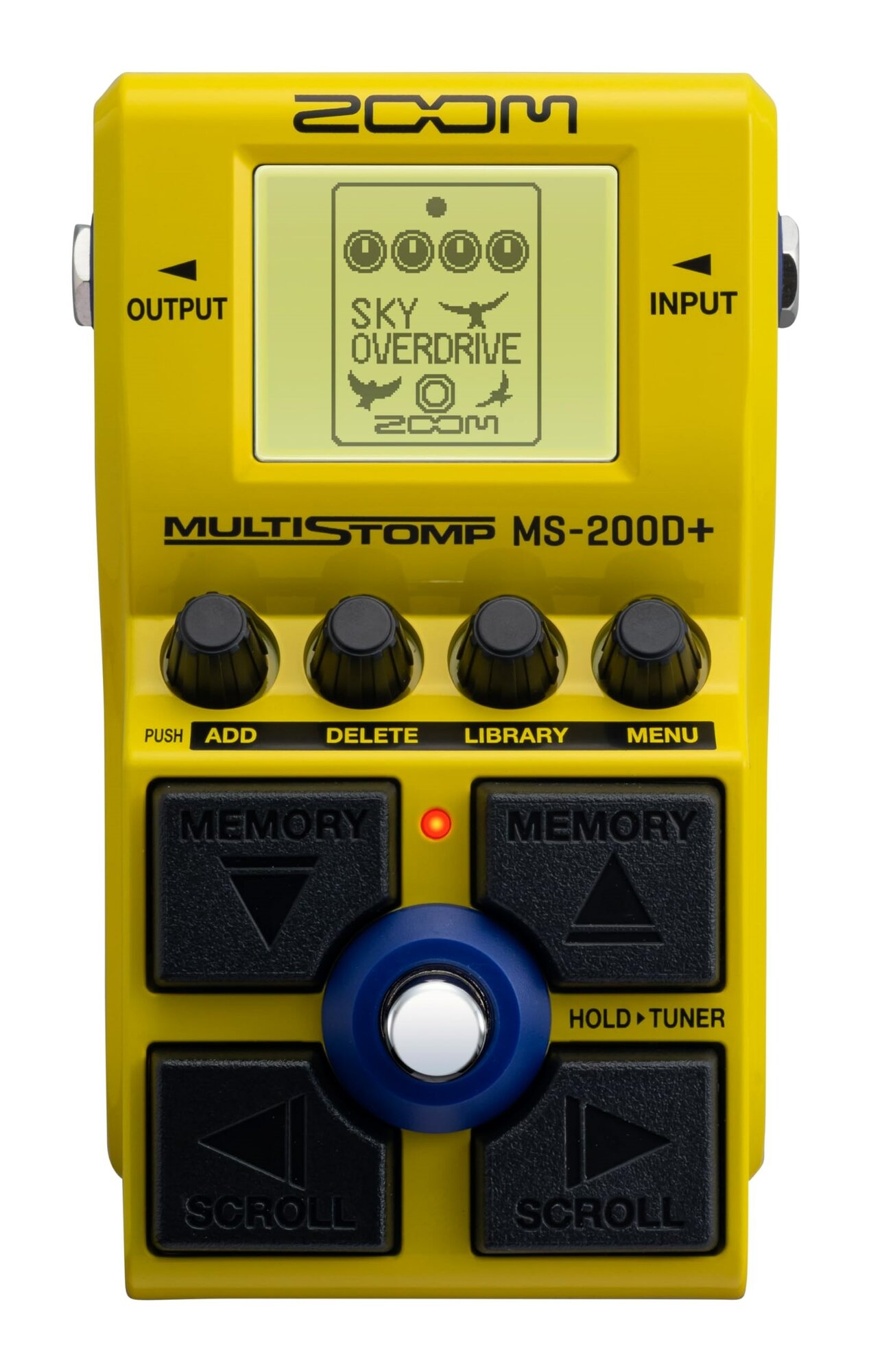 Zoom MS-200D+ компактный процессор эффектов Overdrive и Distortion для электрогитары