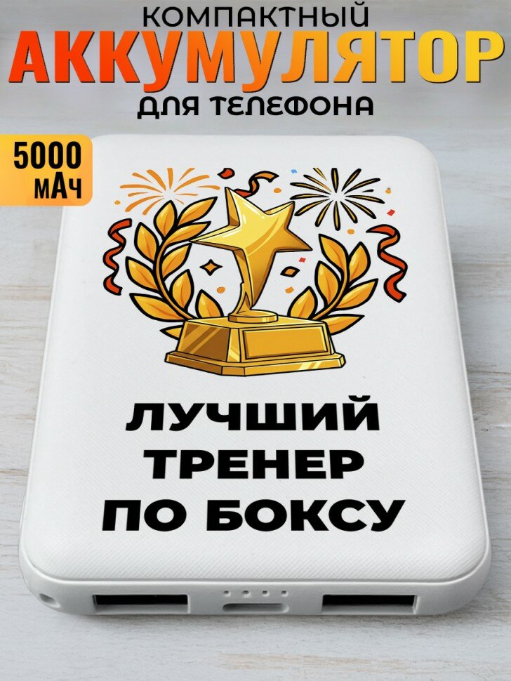 Повербанк "Лучший тренер по боксу"