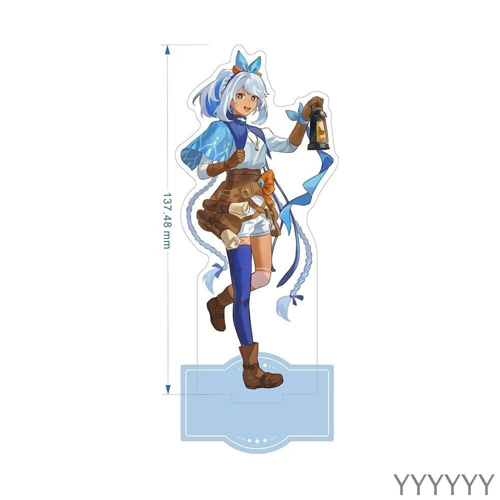Genshin Impact Фанатская большая акриловая стойка/Genshin Impact Fan-Made Large Acrylic Stand