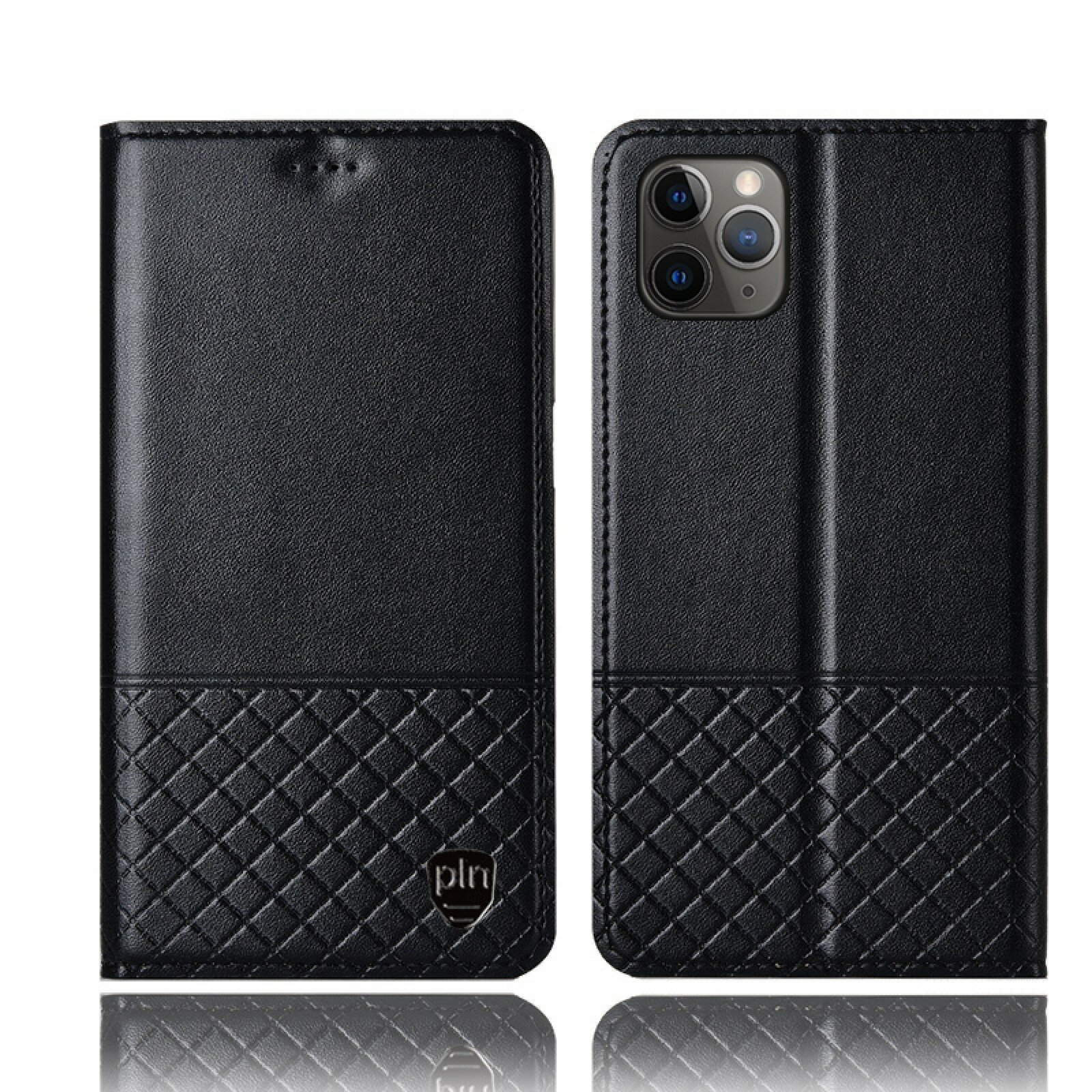 Чехол-книжка MyPads Premium для iPhone 11 Pro из натуральной телячьей кожи с магнитным замком