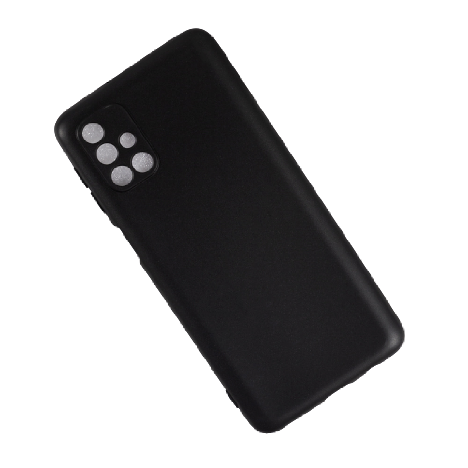 Чехол панель-накладка MyPads для Samsung Galaxy M31s ультра-тонкий силиконовый черный