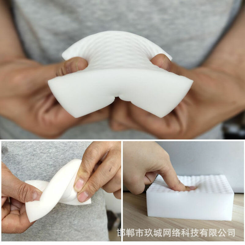 Нано-меламиновая губка-чудо-средство для чистки, сжатый губчатый блок, утолщённая кухонная губка для мытья кастрюль и посуды, изготовление на заказ.