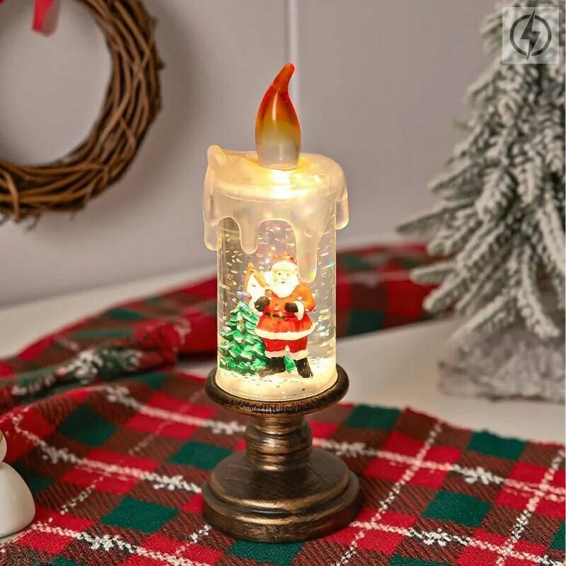 Украшение на праздник новогоднее Прозрачный вариант старика 1 шт.
