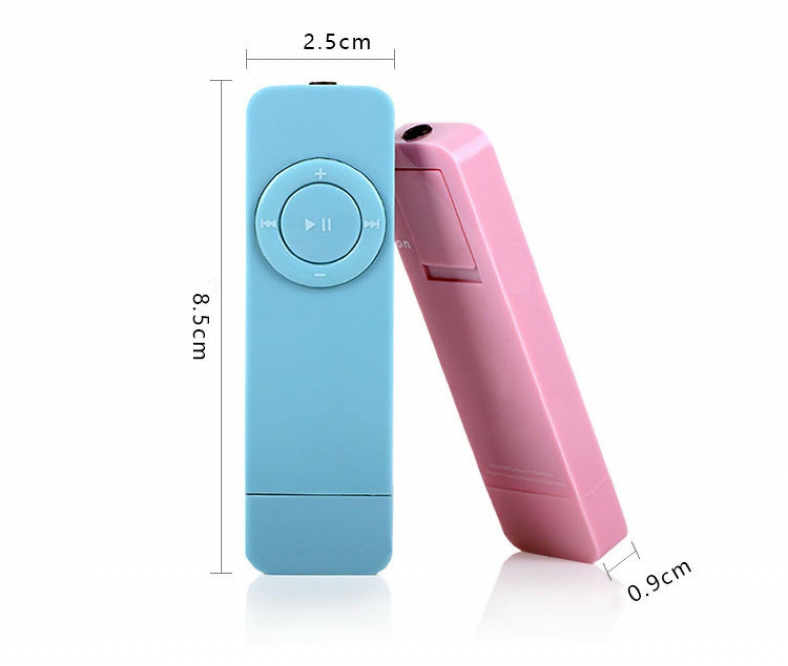 Музыкальный плеер-флешка MyPads ZH-829 MP4/MP3 с радио и поддержкой карт памяти TF до 32 ГБ голубой