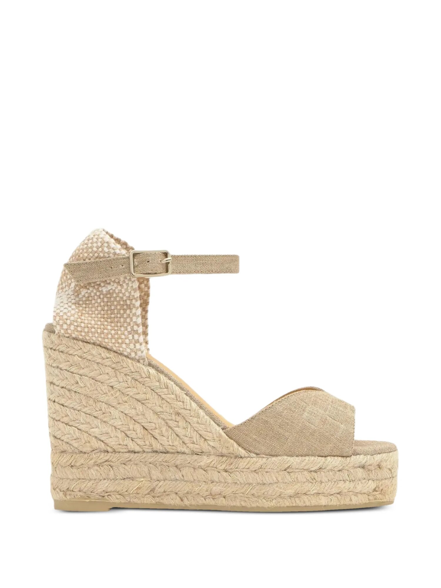 Эспадрильи Buckle-fastening wedge-heel espadrilles