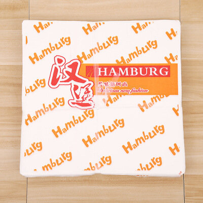 Одноразовая упаковочная бумага для бургеров Burger King, упаковочная бумага для мексиканских и старопекинских куриных роллов, бумага для тайваньских рисовых шариков.