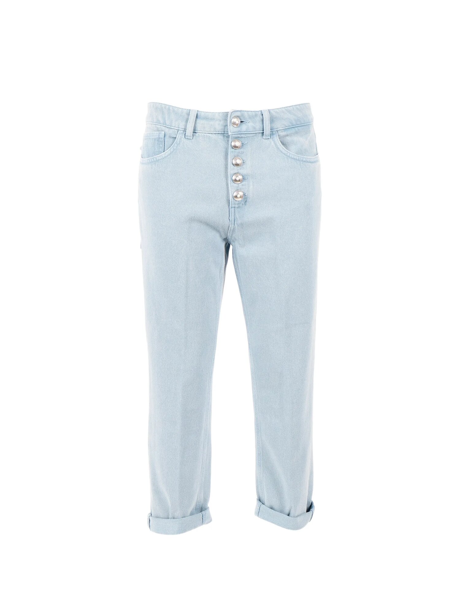 Джинсы Button cropped jeans 