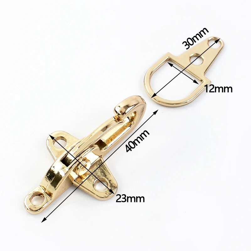 Пряжка для сумки LightGold-A-40mm, 2шт