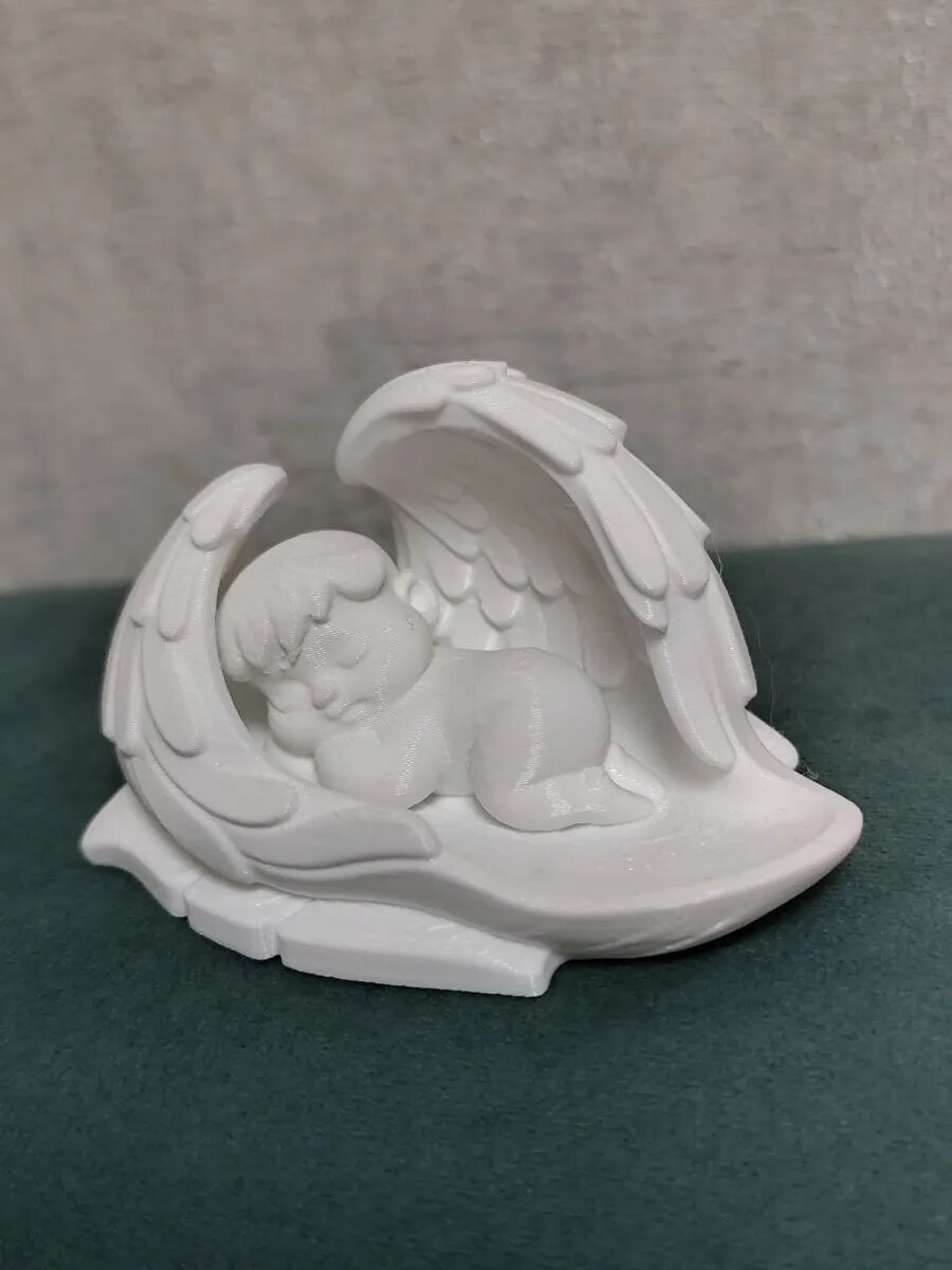 Статуэтка для интерьера ангелочек-спящий младенец