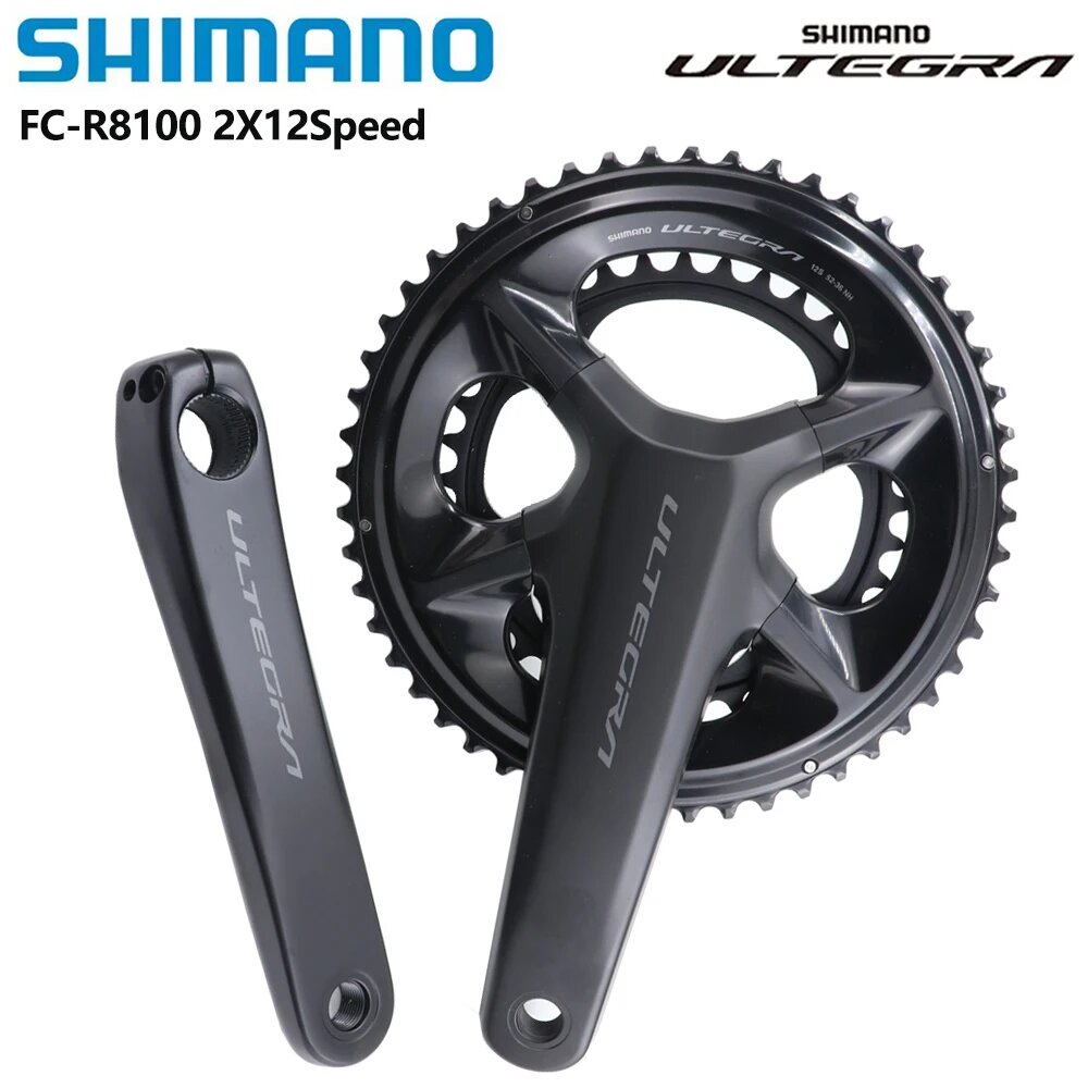 Комплект шатунов SHIMANO ULTEGRA R8100 2x12 скоростей HOLLOWTECH II, 170 мм, 50-34t, BB71