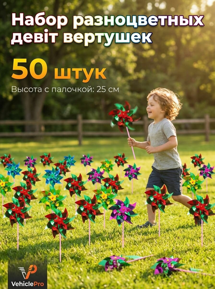 Детская вертушка игрушка с блёстками,50шт.