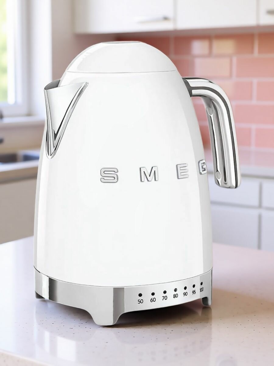Чайник Smeg KLF04WHEU, белый