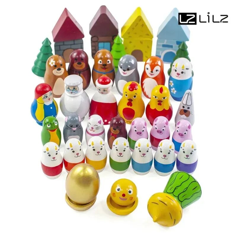 Игровой набор сюжетно-ролевой/Русские народные сказки 42 предмета