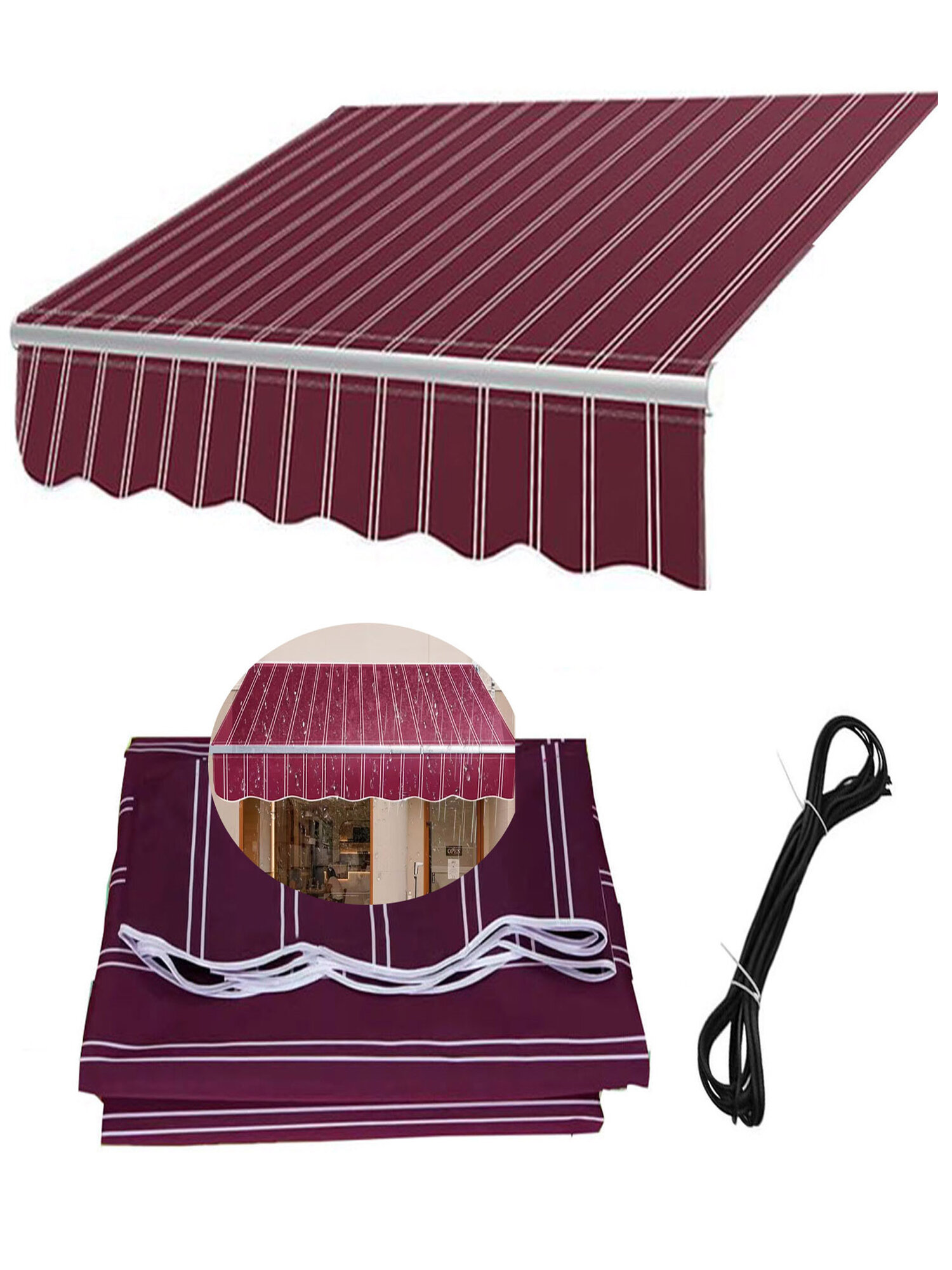 Сменная ткань для выдвижных маркиз,(Только ткань),2x1.5m