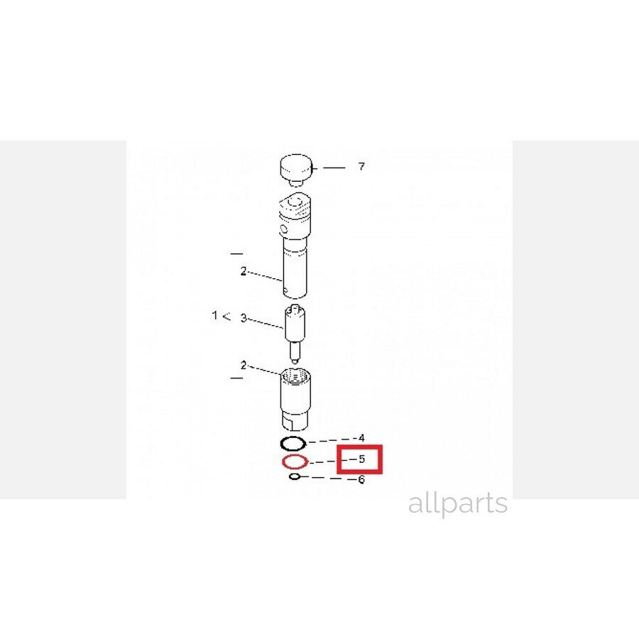 RENAULT 5010284797 Кольцо уплотнительное форсунки 23x2,6 RVI E-TECH