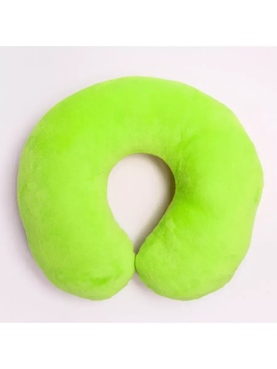 Подушка Крошка Я, серый, зеленый, оранжевый, желтый — фото 1