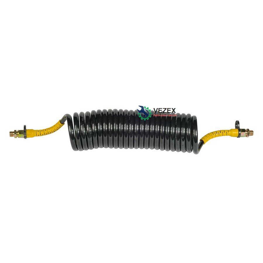 STELLOX 8514025SX соединительный шланг пневмосистемы! черный/желтый M16x1.5 5.50м/6.30м 22витк. DIN 19638\
