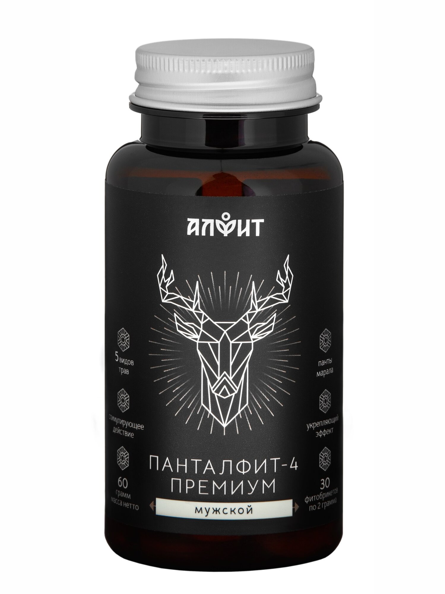 Мужской Панталфит-4 Премиум от бренда "Алфит", 30 брикетов по 2 грамма