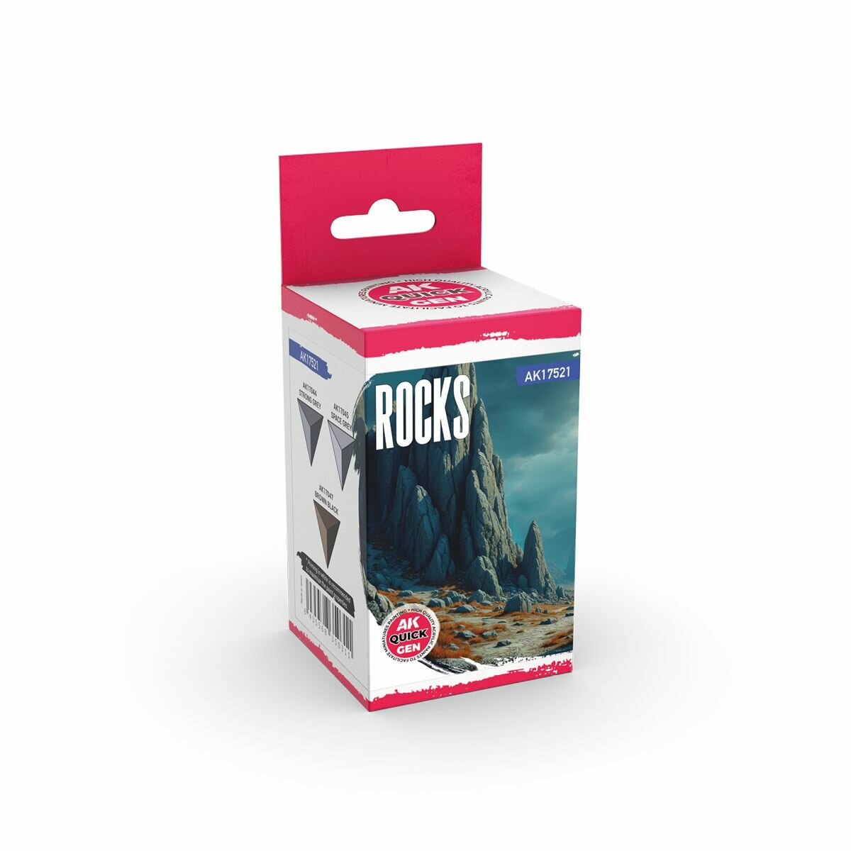 Набор акриловых красок AK Interactive - QUICK GEN Set - Rocks