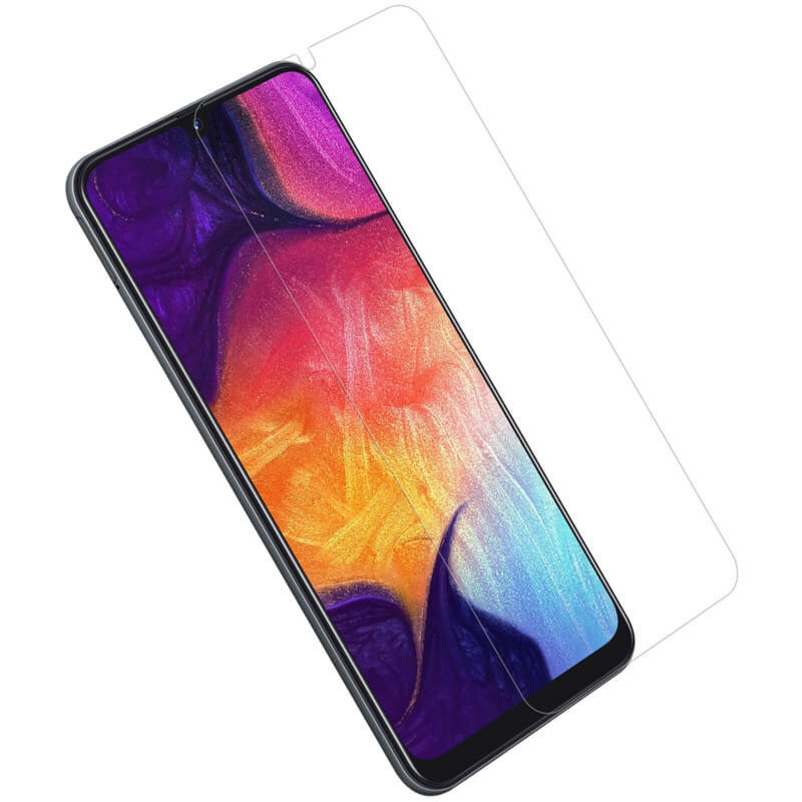 3D/5D защитное стекло MyPads для Samsung Galaxy A30 SM-A305F с закругленными изогнутыми краями