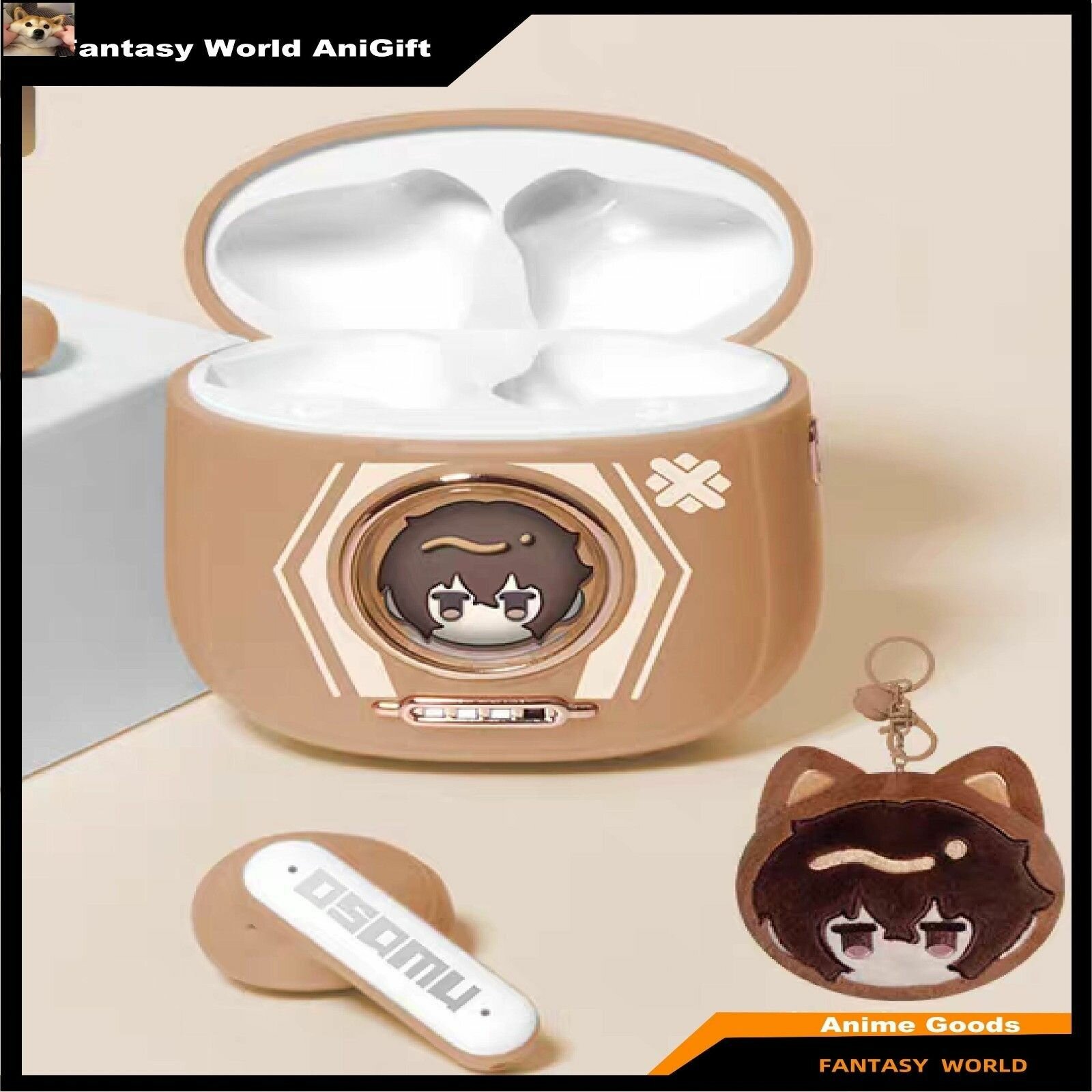 Bluetooth-наушники Bungo Stray Dogs Dazai Osamu Bluetooth Headphones 5.7*5.18*2.98cm