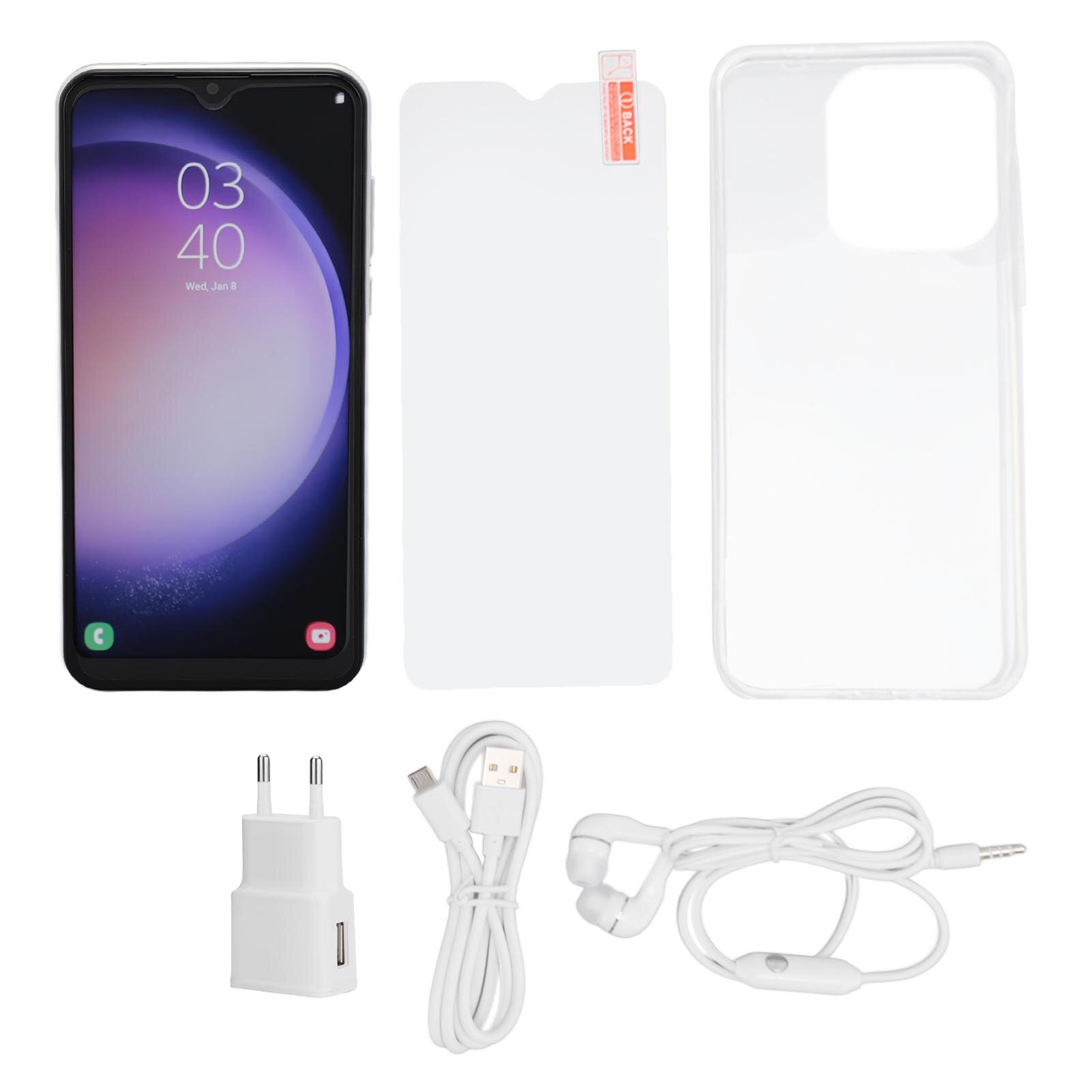 Смартфон Android 11.0: 4GB RAM, 64GB ROM, 6.5 , 2400x3200, 5000mAh, тонкий, разблокировка по лицу, 3
