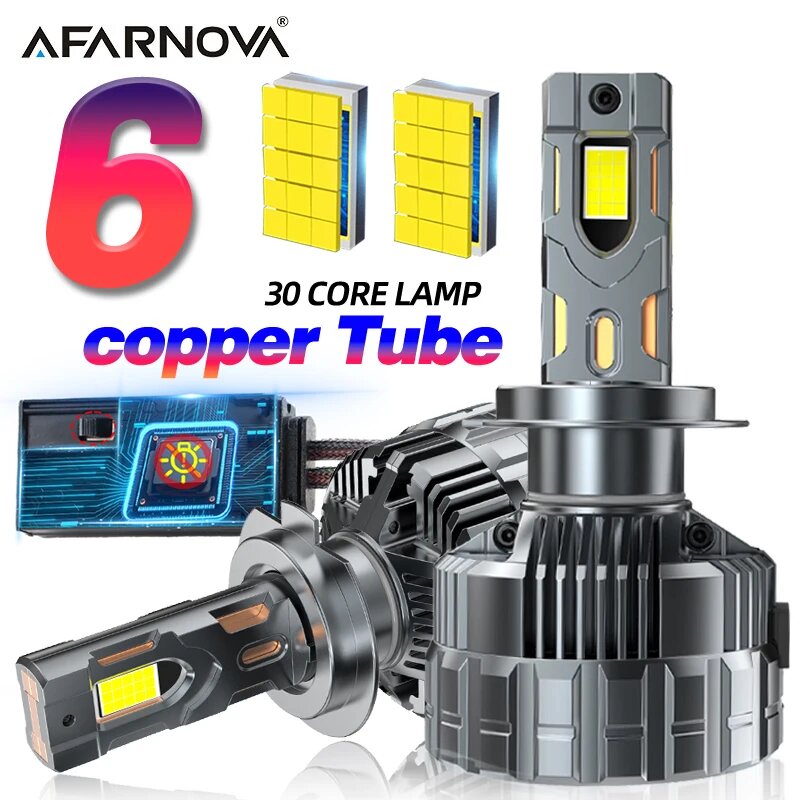 Светодиодные лампы H4/9003/HB2 для фар 2200W 9980 CSP