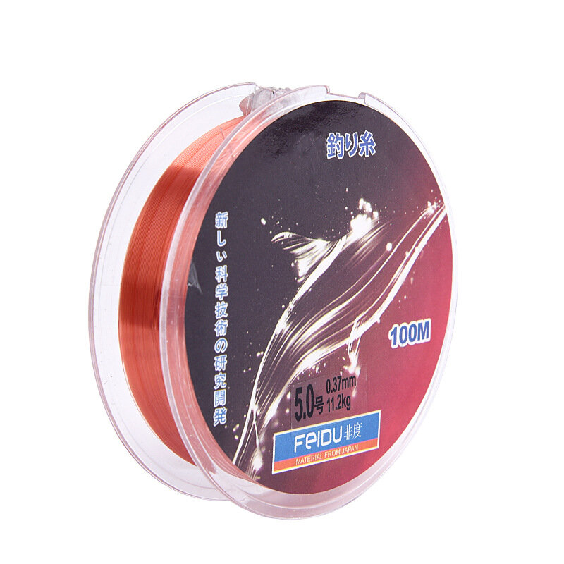 Fidu Fishing Gear 100m Леска Морская удочка Приманка Леска для заброса Леска для рыболовной катушки Гибкое рыболовное