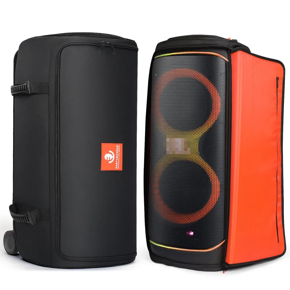 Чехол для JBL PartyBox 720: водонепроницаемый, из оксфорда, с 2 ручками и двойной молнией