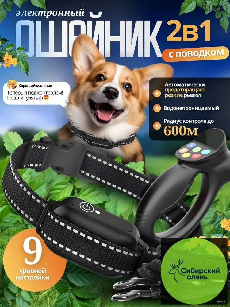 Новая модель Электронный ошейник для собак Тренировки на открытом воздухе