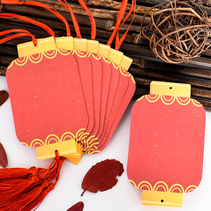 Открытки с пожеланиями и благословениями для фестиваля фонарей, подвесные карточки, поздравительные открытки с пожеланиями и благословениями, украшения для Фестиваля фонарей, карточки с сообщениями для стены желаний, подвесные украшения для дерева желаний.