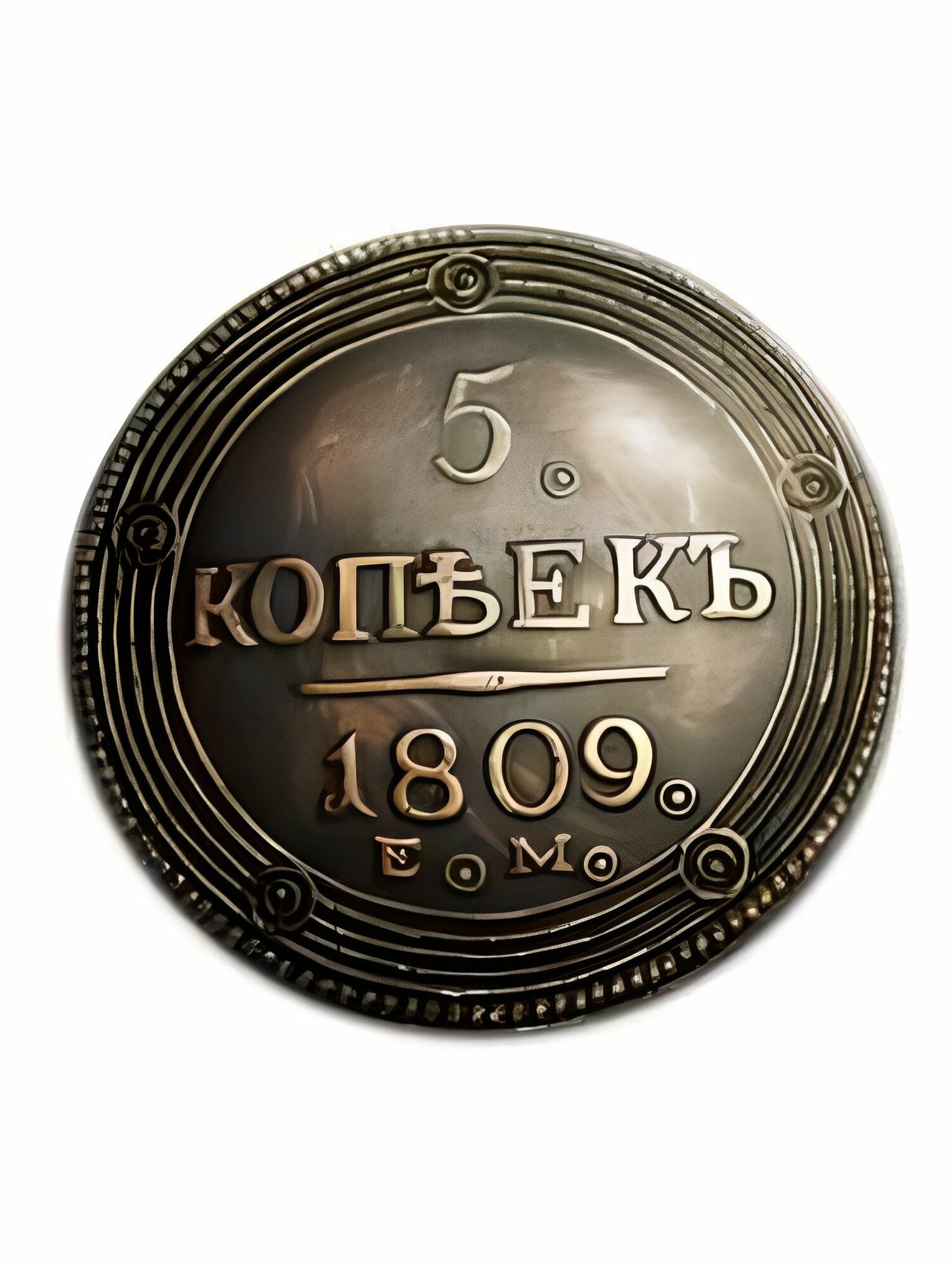 5 копеек 1809 года ЕМ кольцевик, сувенирная продукция