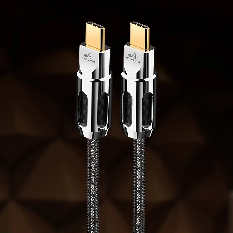 ATAUDIO HiFi USB ЦАП кабель Type A к Type B USB C to C, 1 м