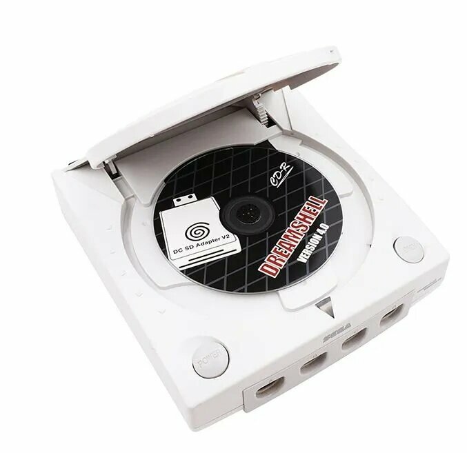 Игровая консоль SEGA DC для чтения SD/TF карт SEGA Dreamcast Dreamshell v4.0 с устройством чтения карт постоянного тока + CD