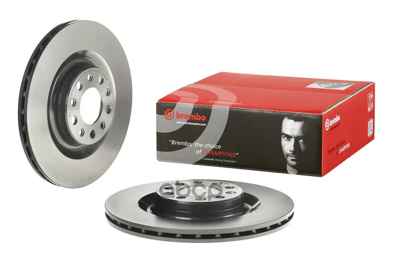 ( 09. C498.21 ) Тормозной диск Alfa Romeo Giulia, Stelvio 2016- Rear Brembo арт. 09C49821