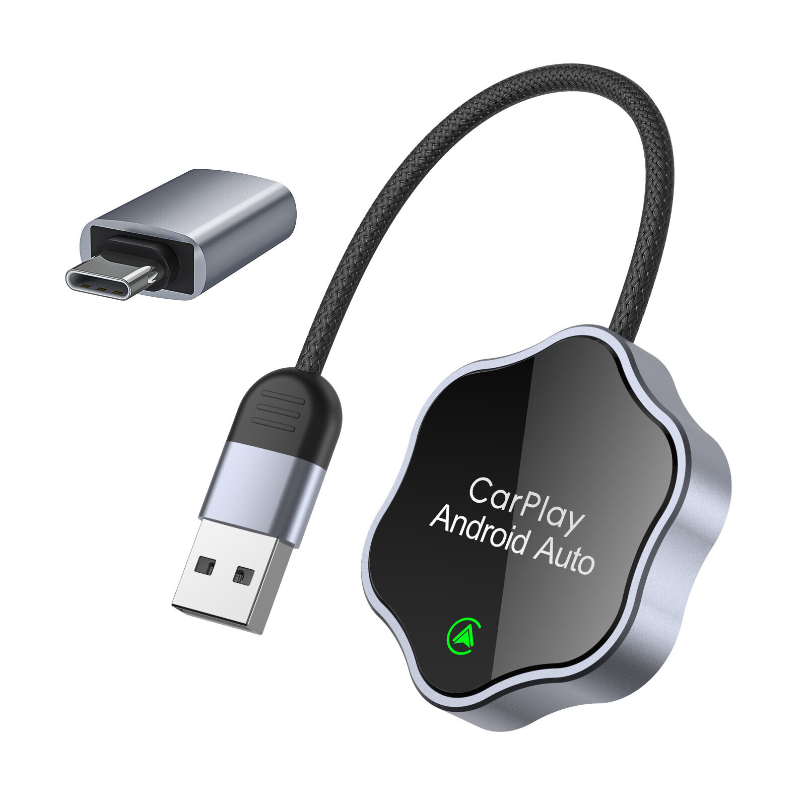 Мини -беспроводной адаптер CarPlay для iPhone - Ultra Compact, Auto Connect, секундах, iOS 10 Copatable для Cars