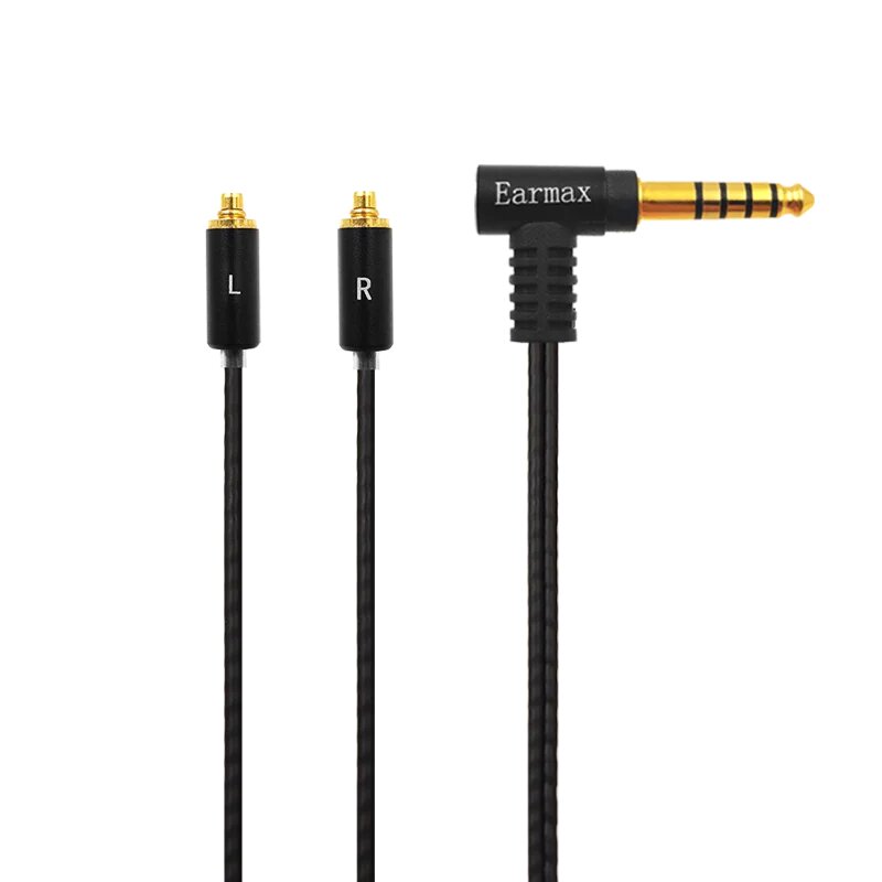 Кабель Earmax 4.4 мм Black Straight